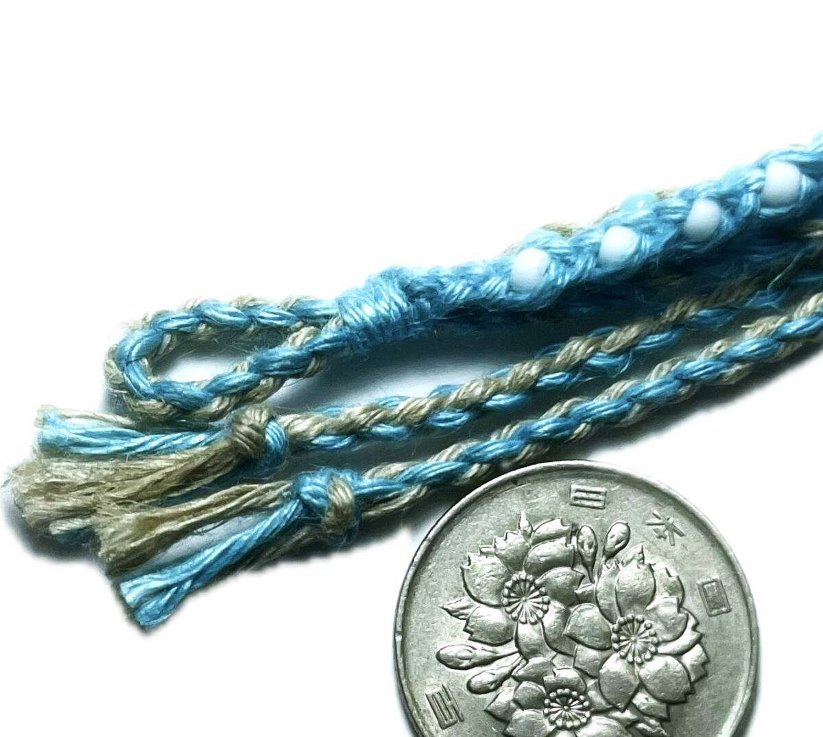 Yahoo!オークション - guild-n 砂浜 ブレイド 3連 ヘンプ 麻 アンクレ...