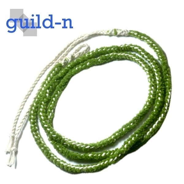 Yahoo!オークション - guild-n ライトグリーン ロングミサンガ ヘンプ ...