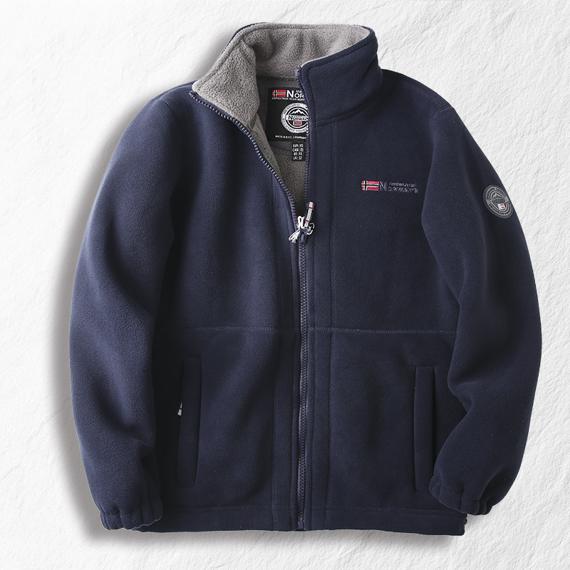 Yahoo!オークション - C06-M 紺色 新品 フリース ジャケット デザイナ...