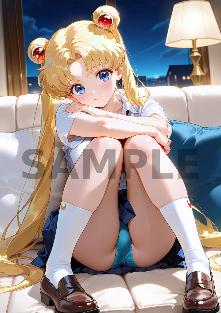 Yahoo!オークション - A4 ポスター イラスト 【セーラームーン 月野う...