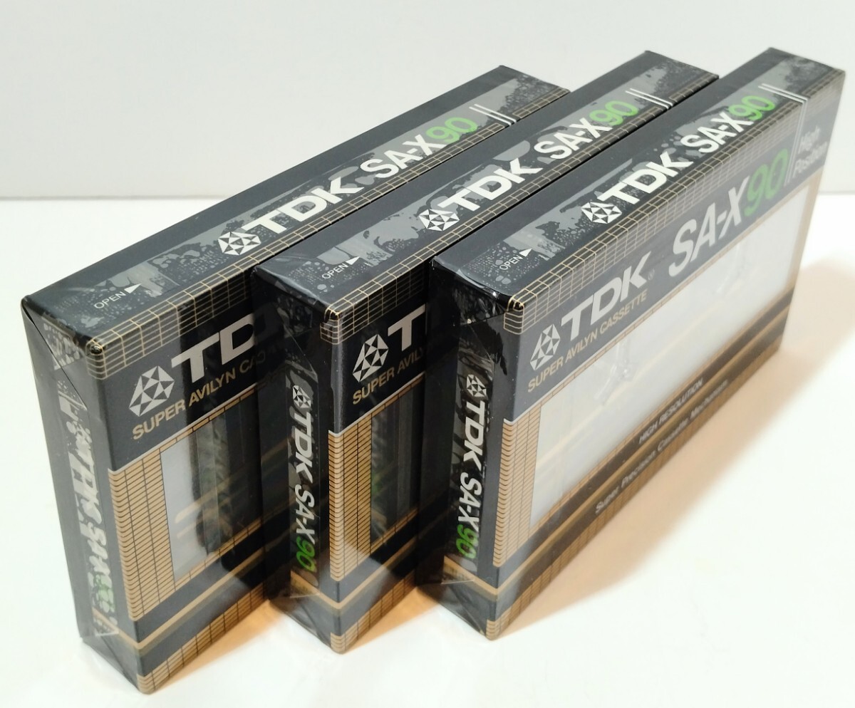 Yahoo!オークション - 【未開封カセットテープ保管品】TDK SA-X90 ハイ...