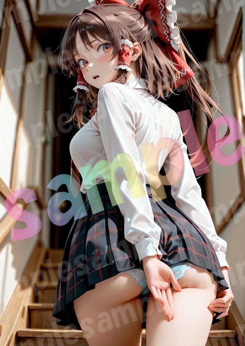 Yahoo!オークション - 東方Project 博麗霊夢 【1点物】A4 ポスター 同...