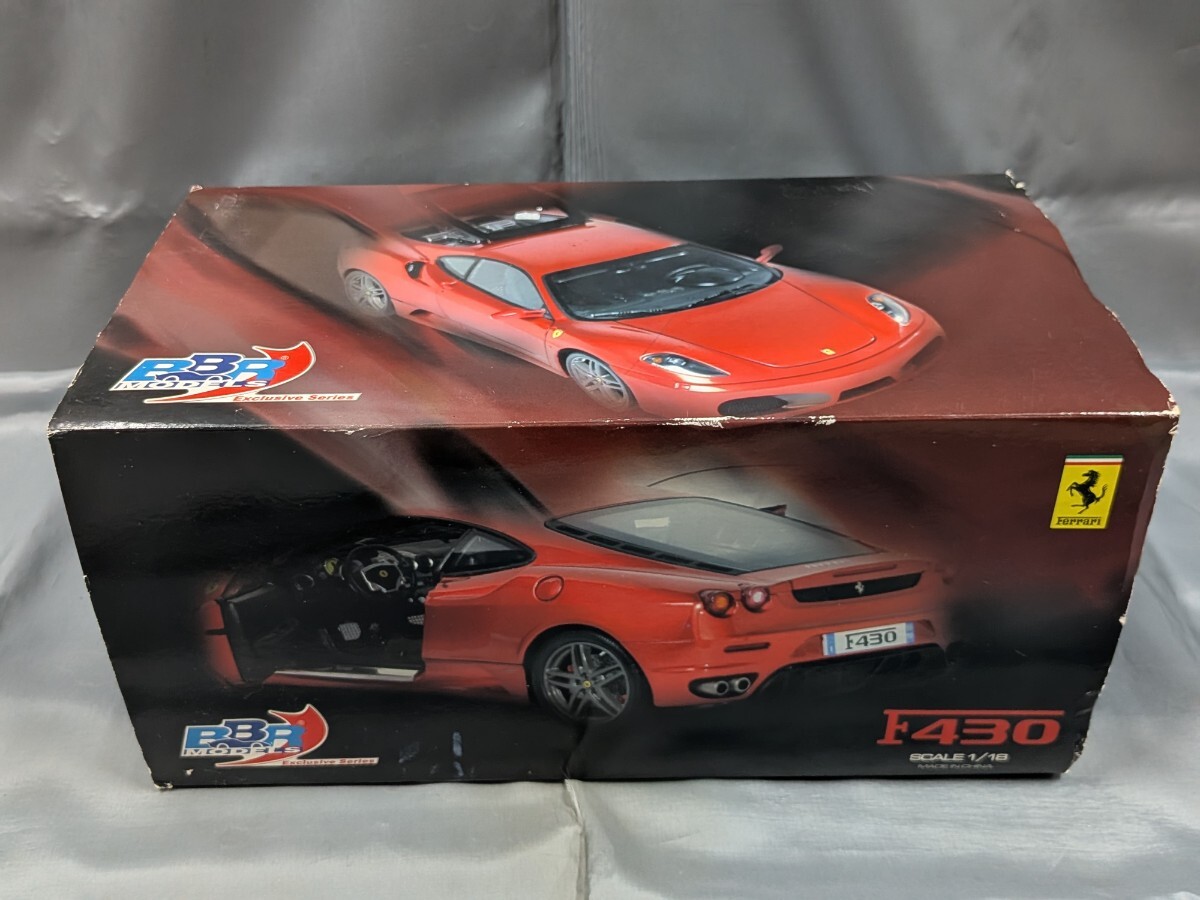 Yahoo!オークション - BBR 1/18 フェラーリ F430 クーペ 2007 (F1レッ...