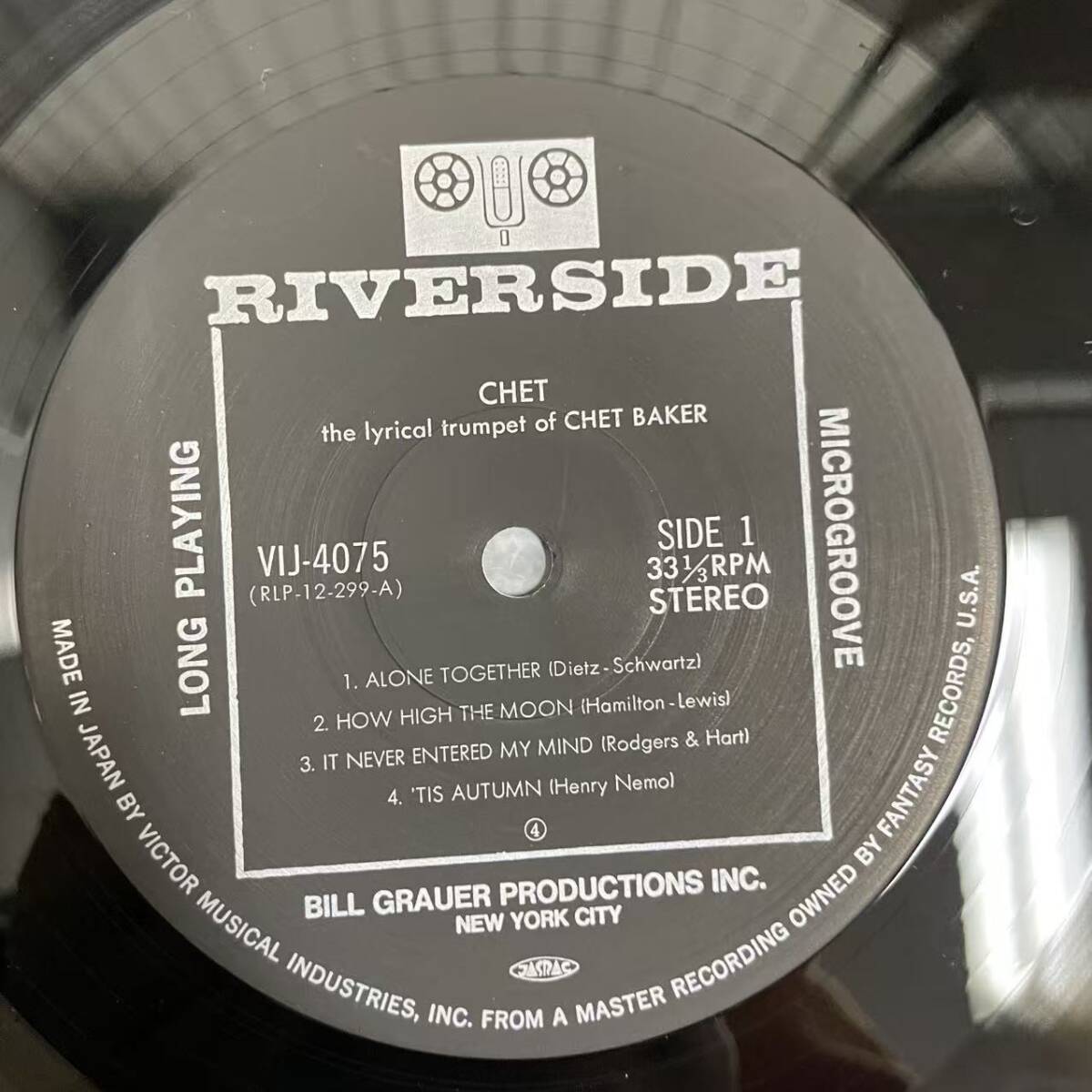 Yahoo!オークション - 廃盤/Chet Baker「Chet」LP（12インチ）/Riversi...