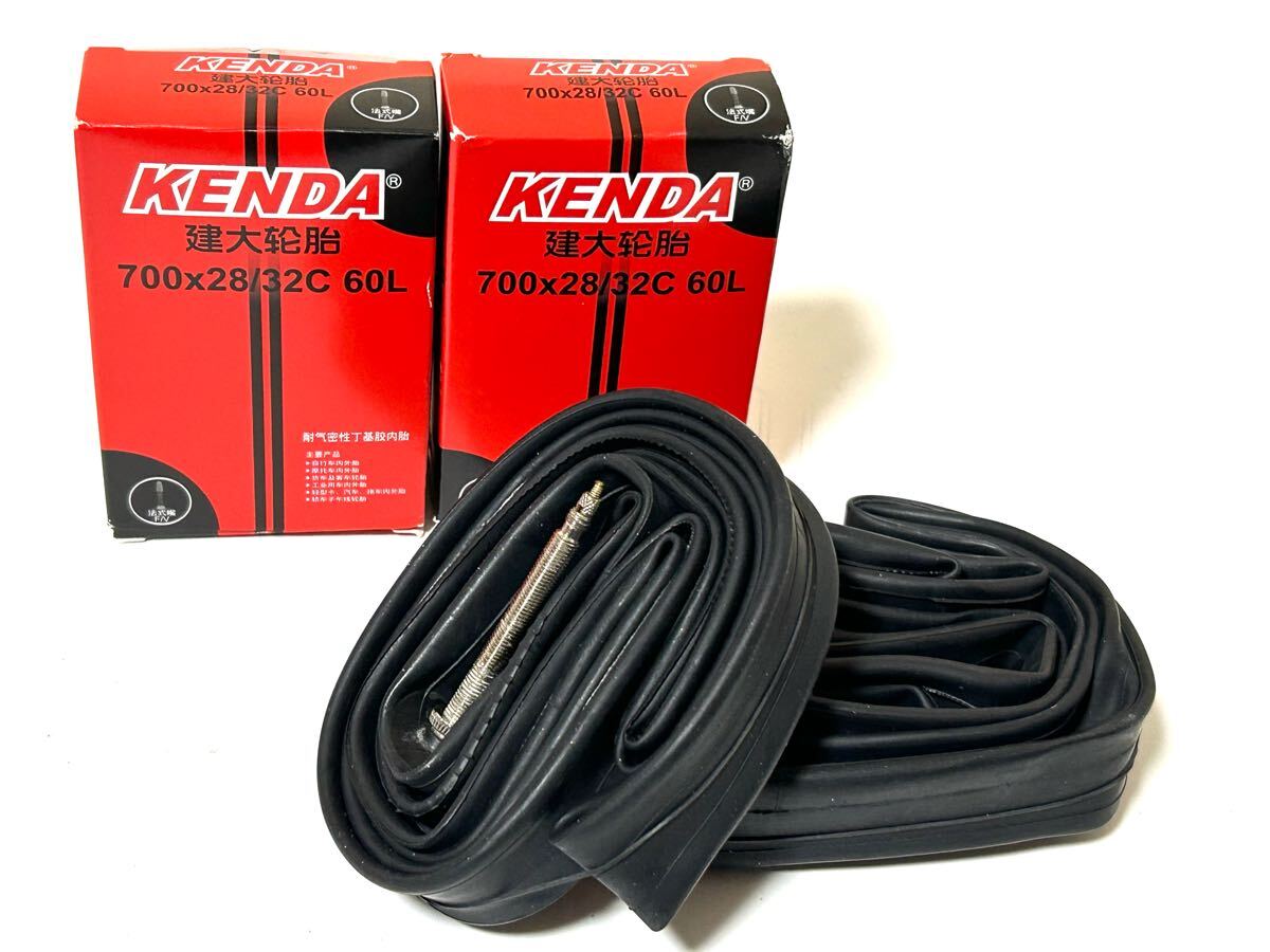 Yahoo!オークション - KENDA 700×28-32Cチューブ 仏式バルブ長60mm 新...