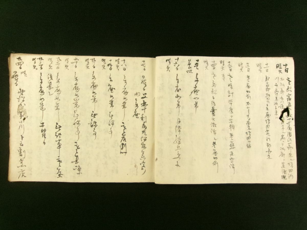 Yahoo!オークション - m532 明治17年 日誌 信州南佐久郡臼田村 古文書 ...