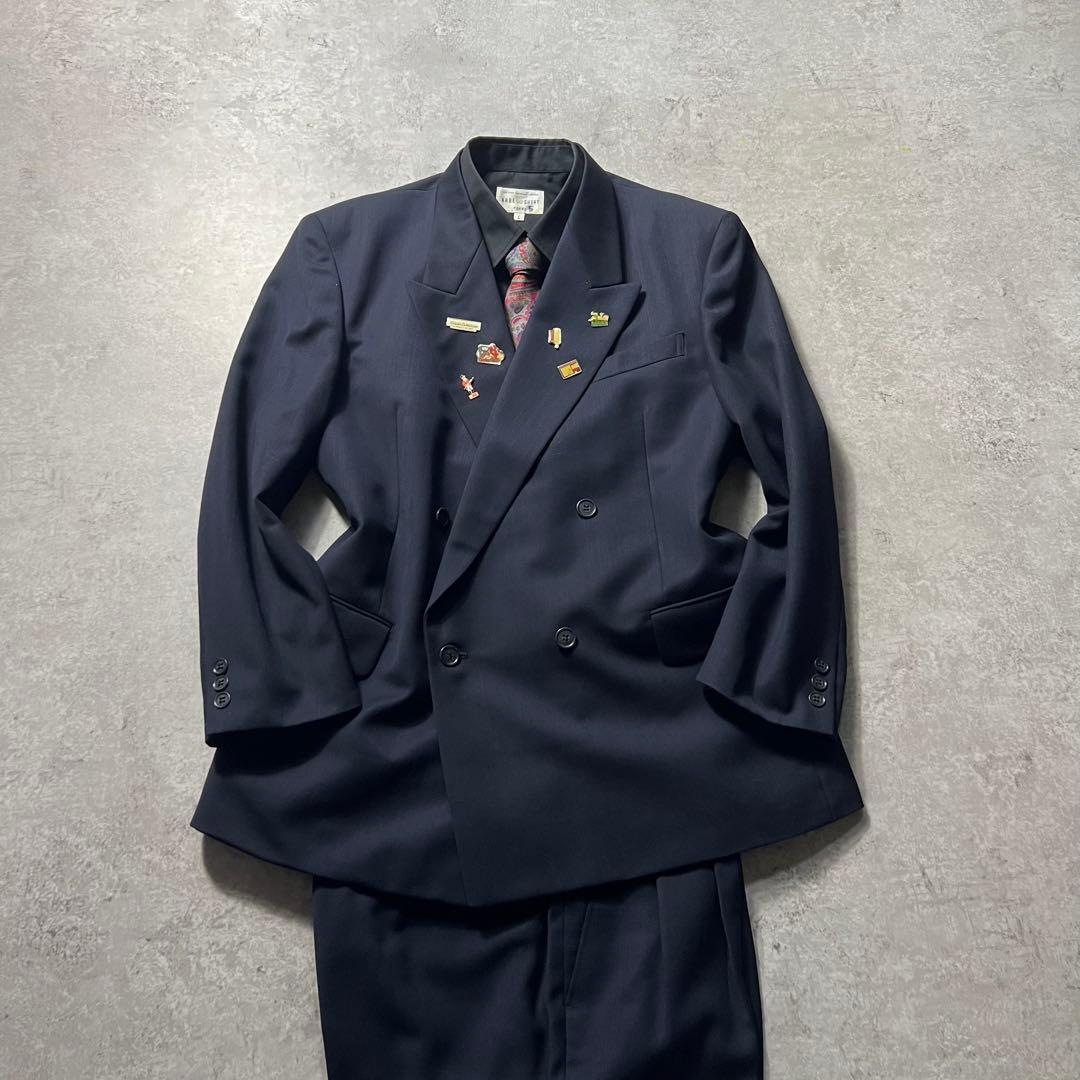 Yahoo!オークション - メンズ ダブル セットアップ スーツ シャツ ネク...