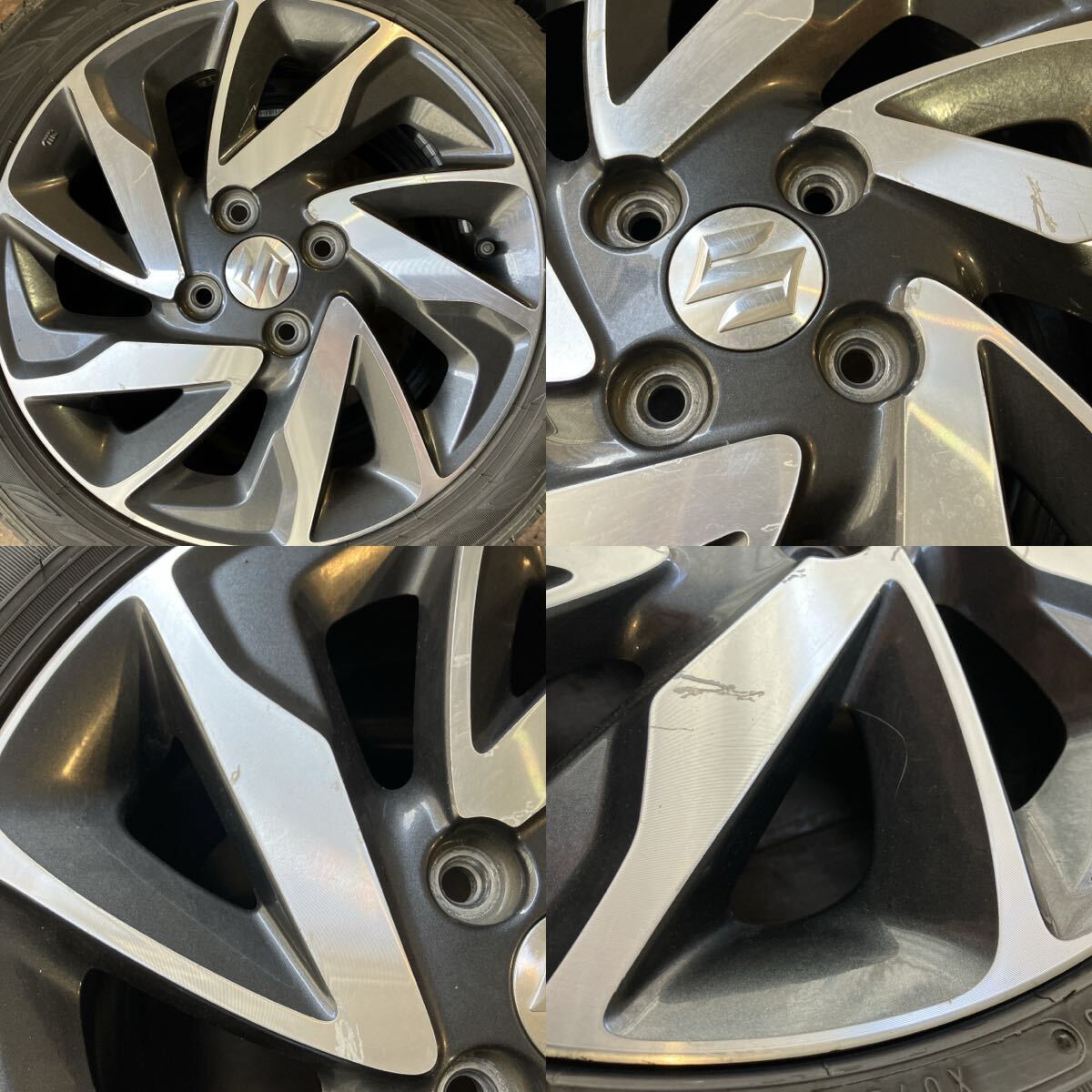 Yahoo!オークション - 165/55R15 4本／100-4H +45／DL EC202 8分 8分上...