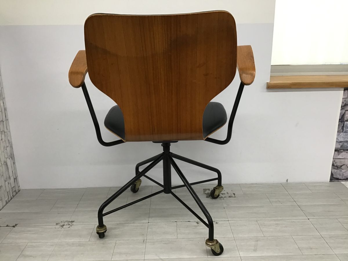 Yahoo!オークション - 営TT527-200B TENDO 天童木工 カブトチェア 剣...