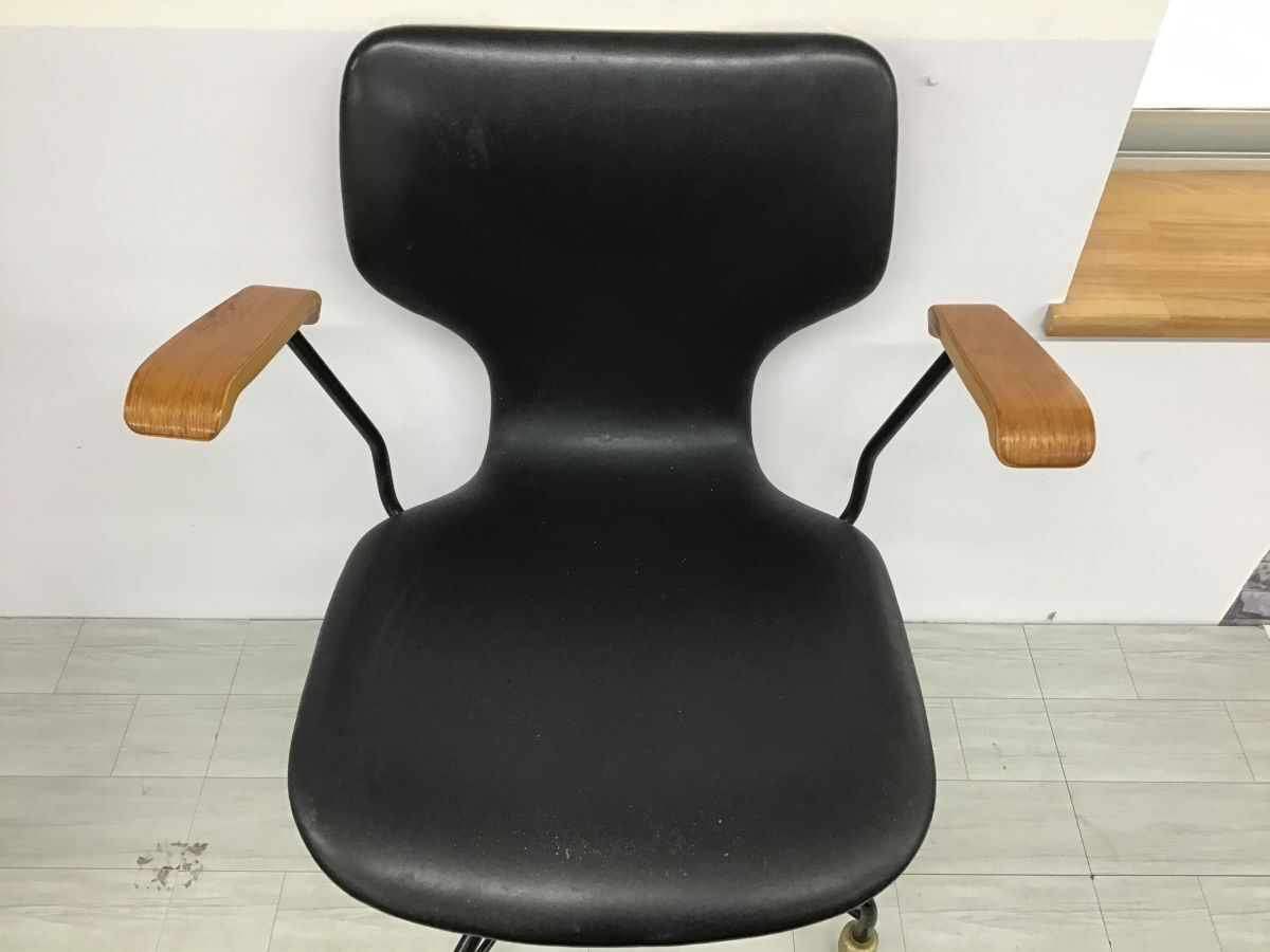 Yahoo!オークション - 営TT527-200B TENDO 天童木工 カブトチェア 剣...