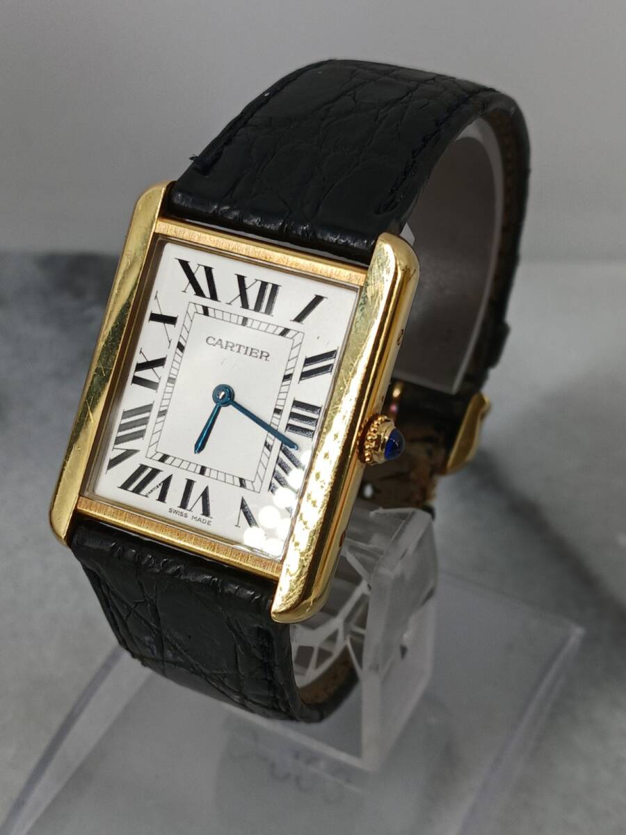 19726-03 Cartier/カルティエ タンク ソロ 750 K18 レディース 腕時計(その他)｜売買されたオークション情報、yahooの商品情報をアーカイブ公開 - オークファン ...