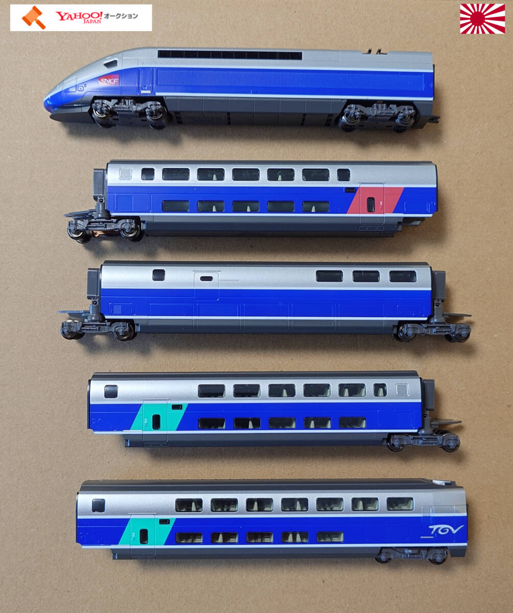 【樂淘letao】日本代購代標第一品牌－Nゲージ SNCF フランス国鉄 TGV Duplex 登場時カラー KATO LEMKE K10916 生産終了品