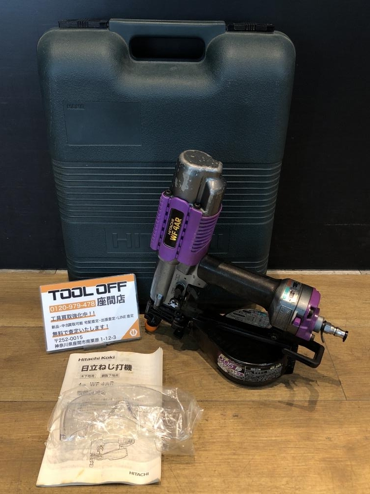 Yahoo!オークション - 024 おすすめ品 日立工機 4mm常圧ネジ打機 WF4AR