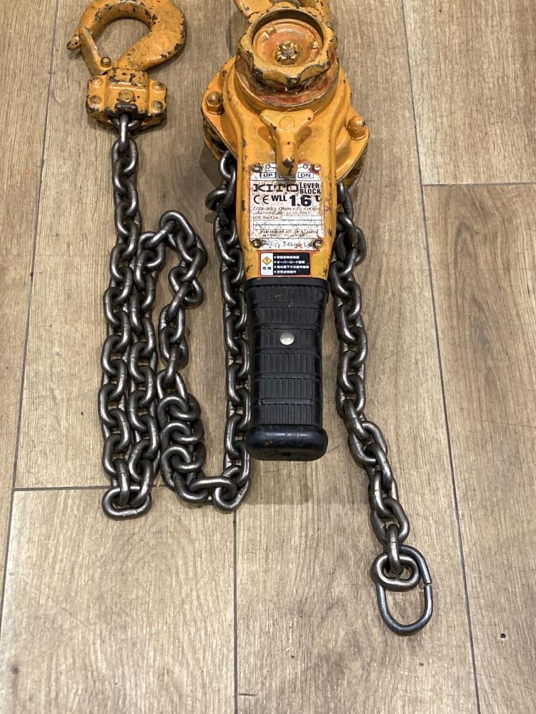Yahoo!オークション - 019 おすすめ品 KITO レバーブロック(1.6t) LB01...