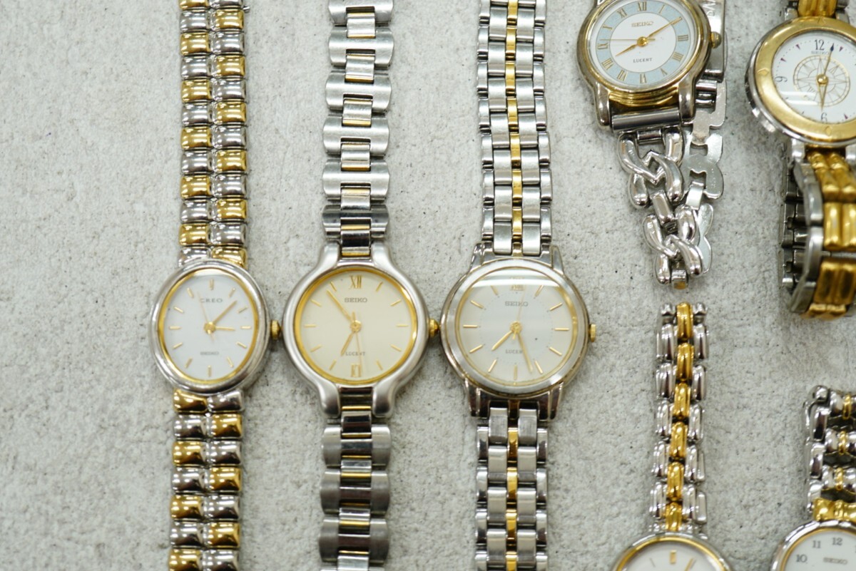Yahoo!オークション - F406 SEIKO/セイコー コンビカラー 腕時計 8点セ...