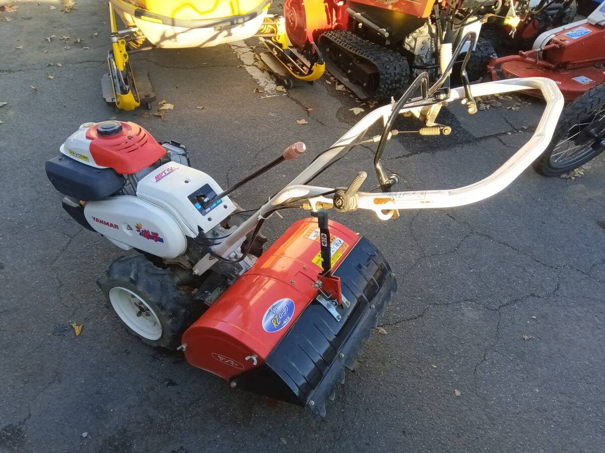 Yahoo!オークション - 山形発 ヤンマー ポチ 耕運機 MRT50 RZロータリ ...