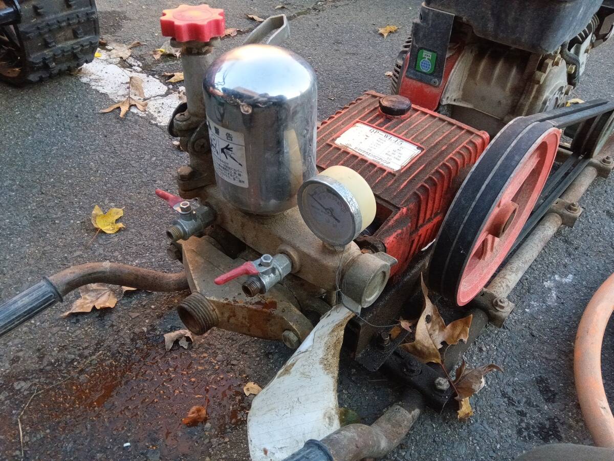 Yahoo!オークション - 山形発 マツサカ セット動噴 QP-WL45 エンジン始...