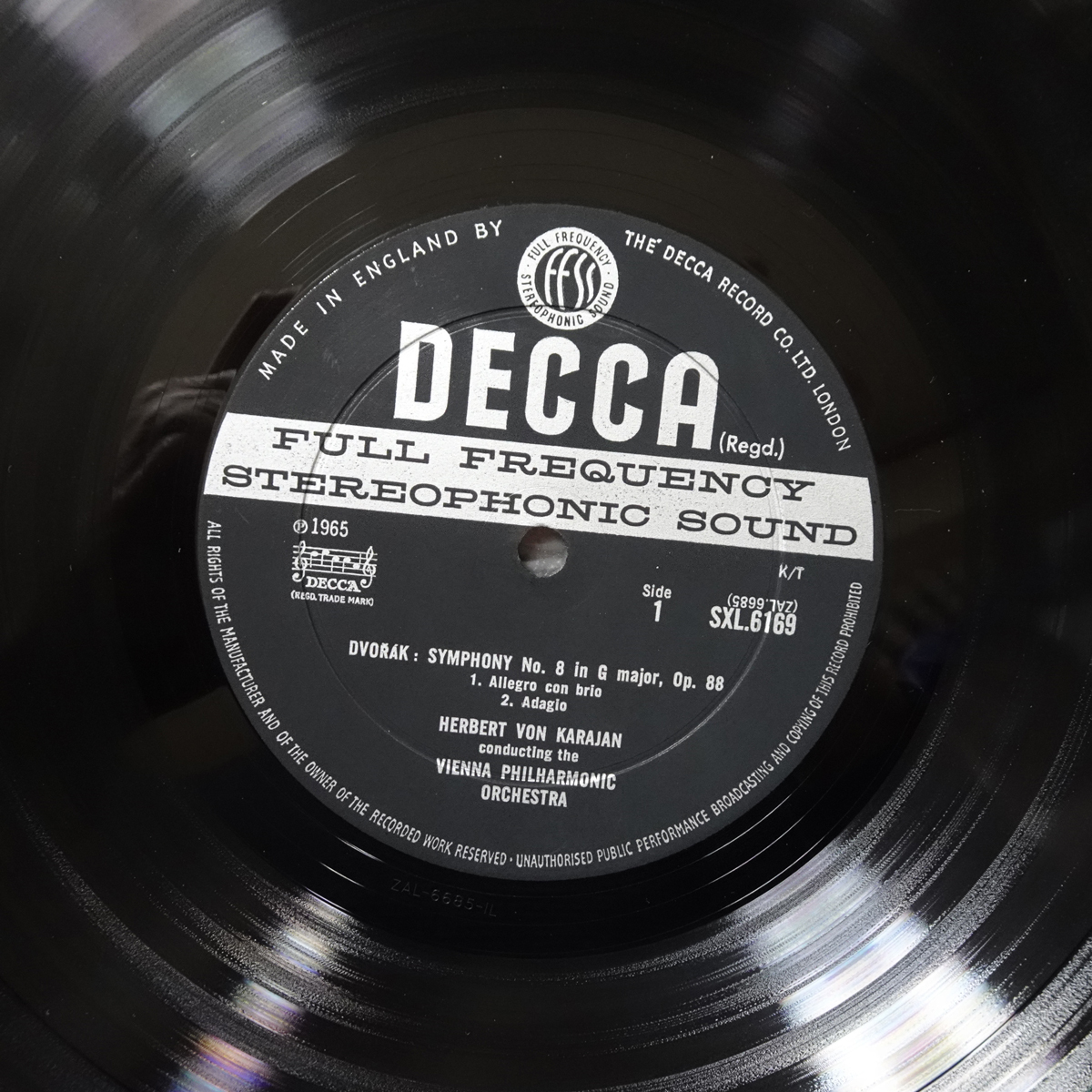 Yahoo!オークション - 英Decca SXL6169 ドヴォルザーク「交響曲第8番」...