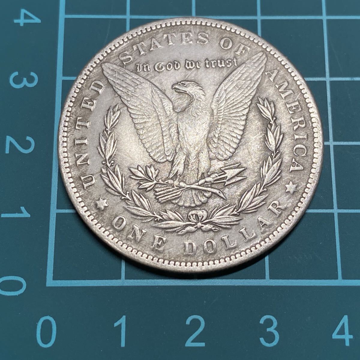 Yahoo!オークション - 21.53g 銀貨 1ドル 1881年 モルガン銀貨 イーグ...