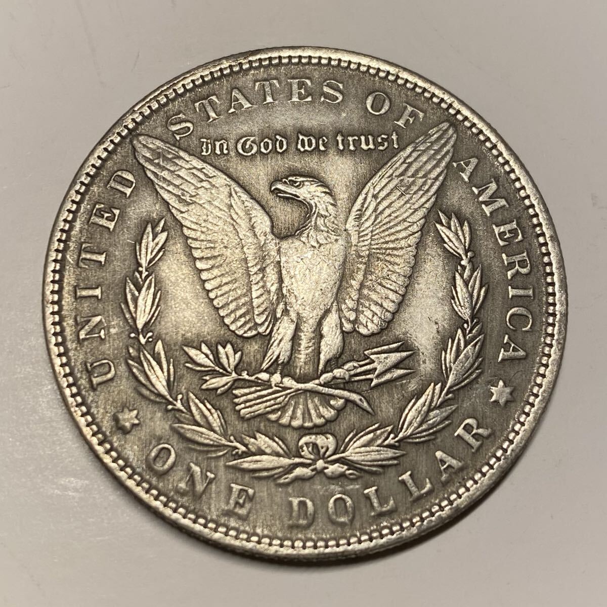 Yahoo!オークション - 21.67g 銀貨 1ドル 1881年 モルガン銀貨 イーグ...