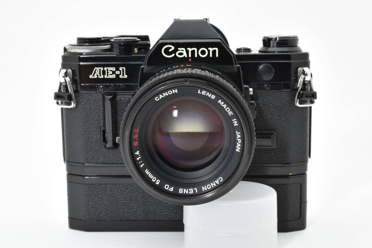 Yahoo!オークション - Canon AE-1 POWER WINDER A FD 50mm F1.4 S.S.C....