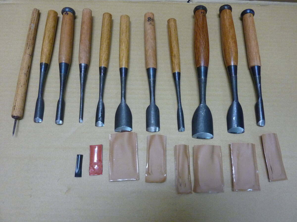 Yahoo!オークション - 彫刻刀 11本セット 写真判断