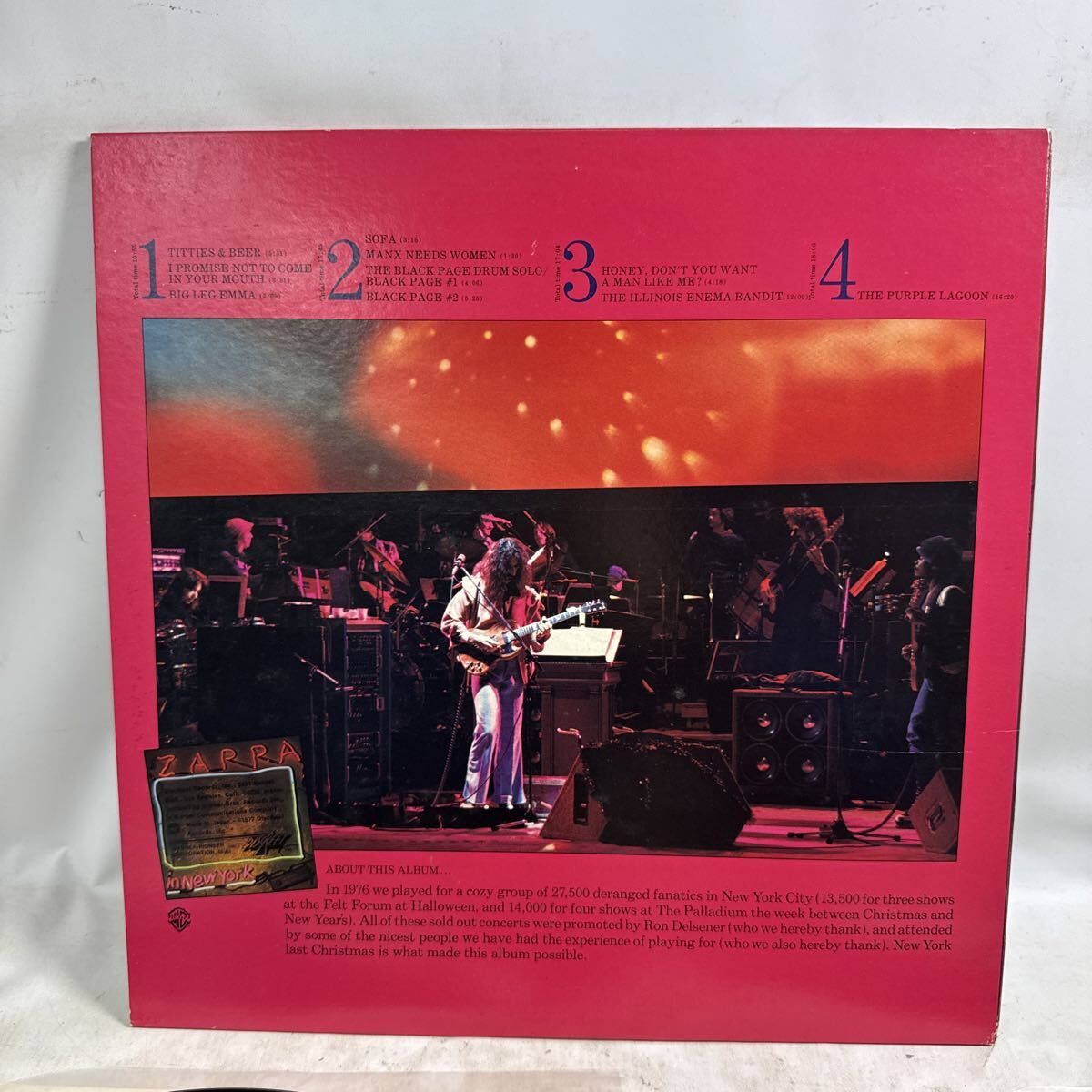 Yahoo!オークション - K211-062 お宝級 見本盤 白盤 FRANK ZAPPA フラ...