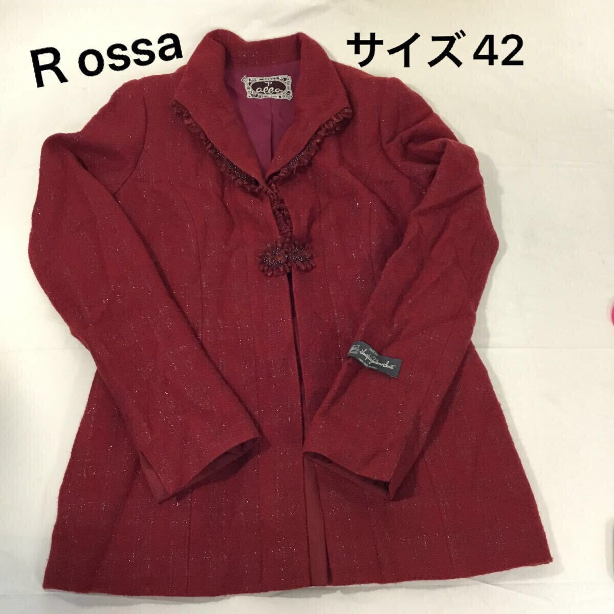 Yahoo!オークション - 【Rossa】未使用 インポートロッサ ウール混 コ...