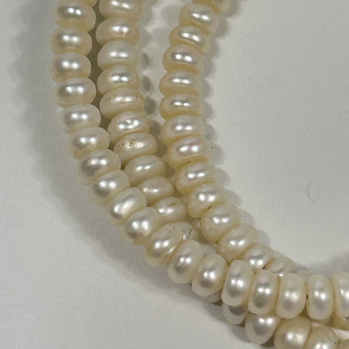 Yahoo!オークション - F12003 アコヤ真珠ネックレス パール約3.6-7.1mm...