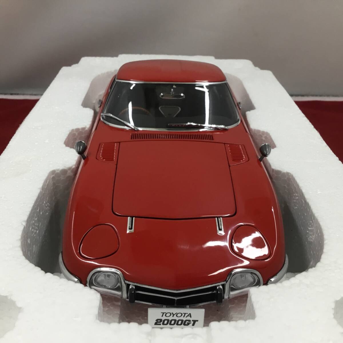 【樂淘letao】日本代購代標第一品牌－AUTOart Millennium オートアート ミレニアム 1/18 ミニカー TOYOTA 2000GT COUPE トヨタ クーペ レッド ...