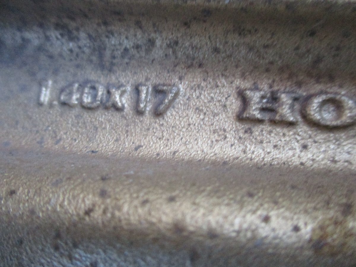 Yahoo!オークション - a348 HONDA NS50F AC08 ホイールセット 1.40X17 ...