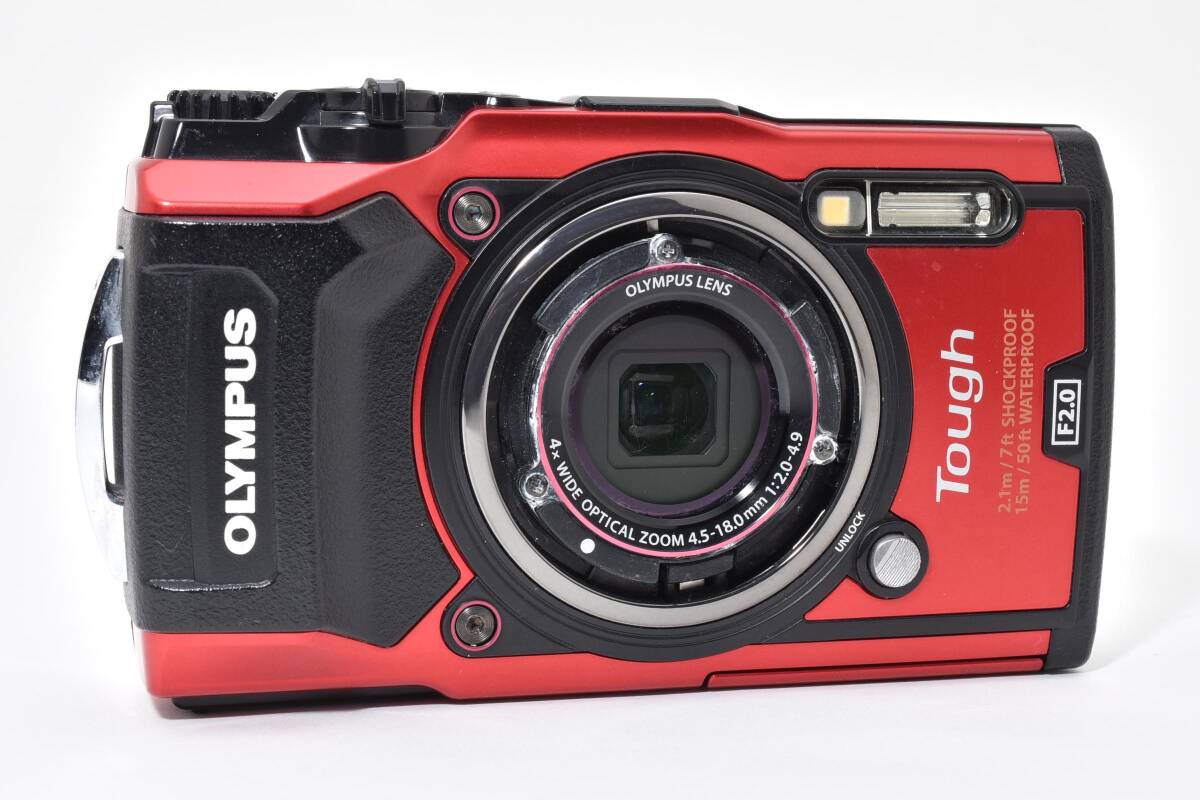 Yahoo!オークション - オリンパス OLYMPUS Tough TG-5 レッド ≪元箱付...