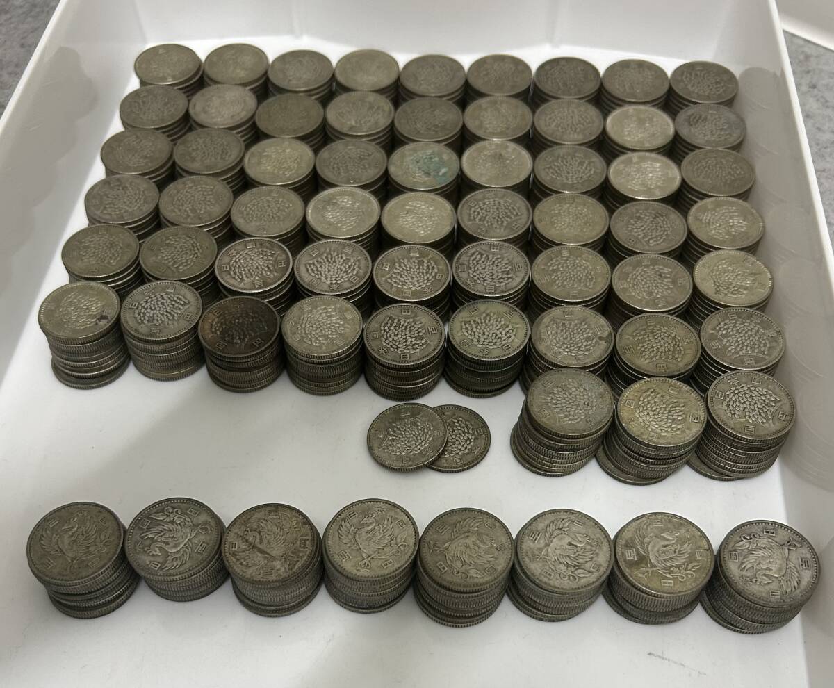 Yahoo!オークション - #2668A 100円銀貨 計652枚 稲穂572枚 鳳凰80枚 ...