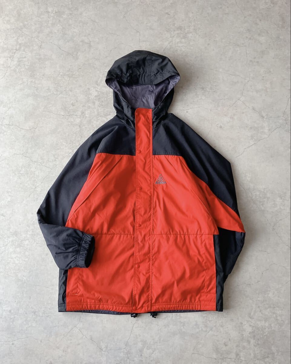 Yahoo!オークション - 90s NIKE ナイキ ACG マウンテンパーカ 中綿入り...