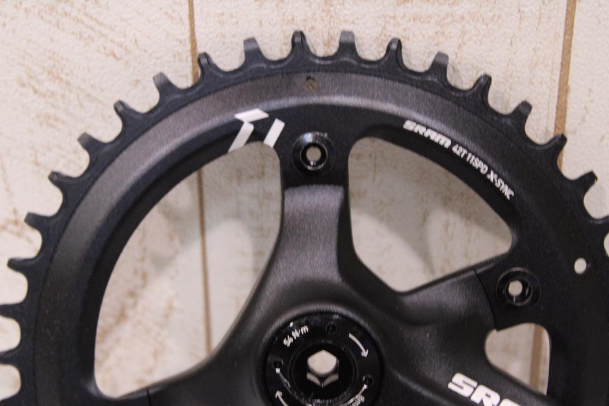 Yahoo!オークション - SRAM スラム APEX 1 172.5mm 42T 1x10/11s クラ...