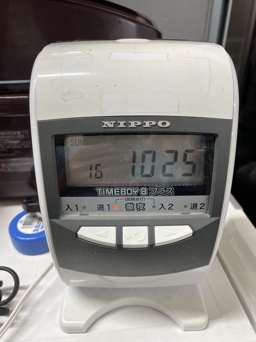 Yahoo!オークション - 『中古』 NIPPO タイムレコーダー TIMEBOY8プラ...