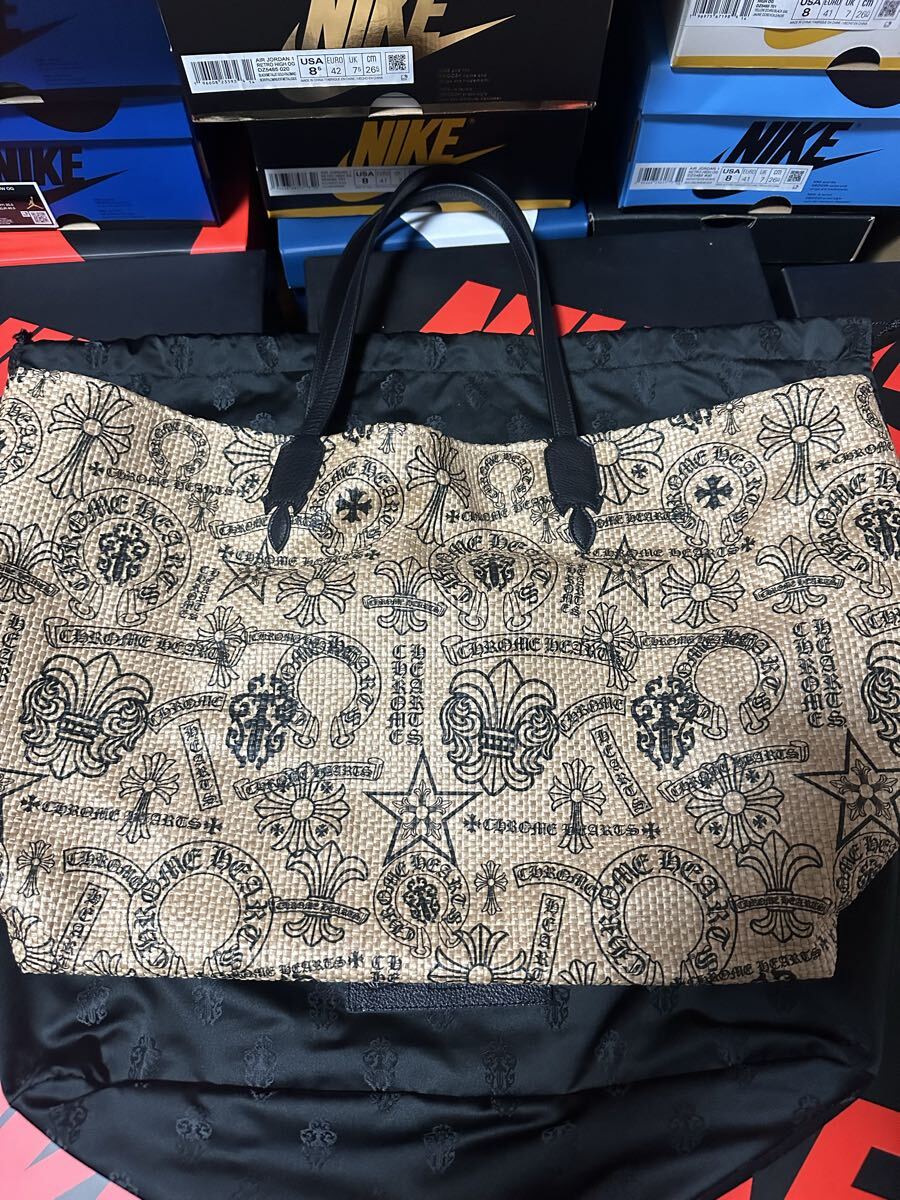 Yahoo!オークション - Chrome Hearts medium Beach Bag トートバッグ