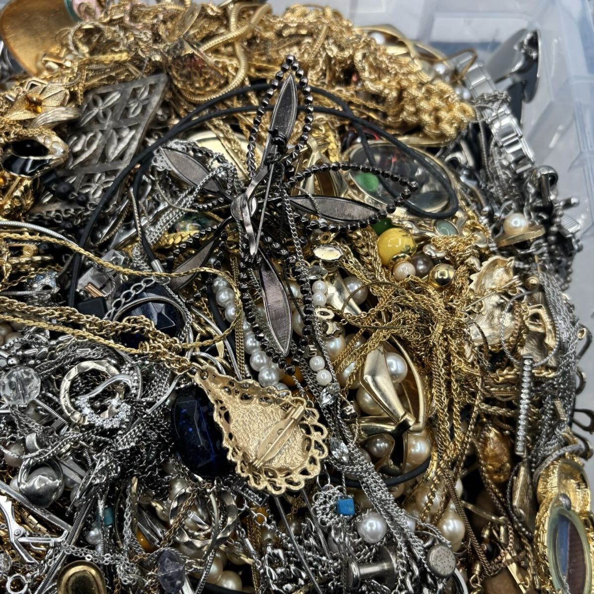 Yahoo!オークション - 1円スタート メッキアクセサリーまとめ ネックレ...