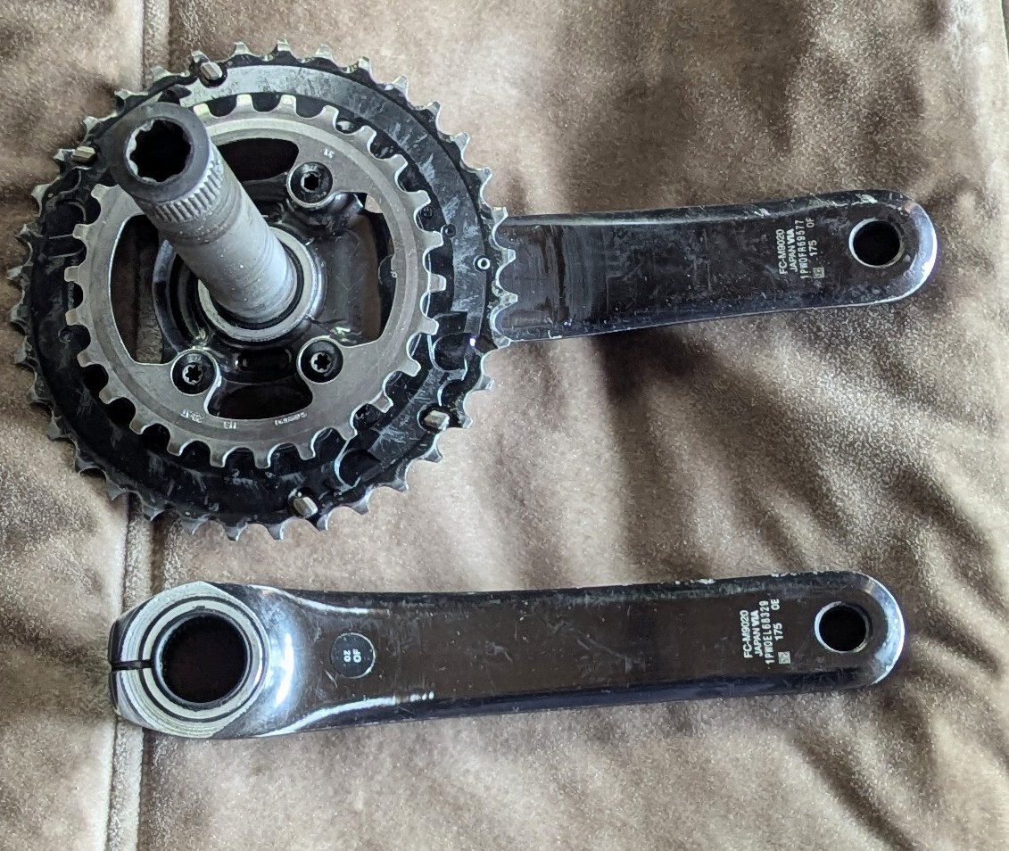 Yahoo!オークション - FC-M9020 シマノ XTR 175mm 36x26 純正ギア板付 ...