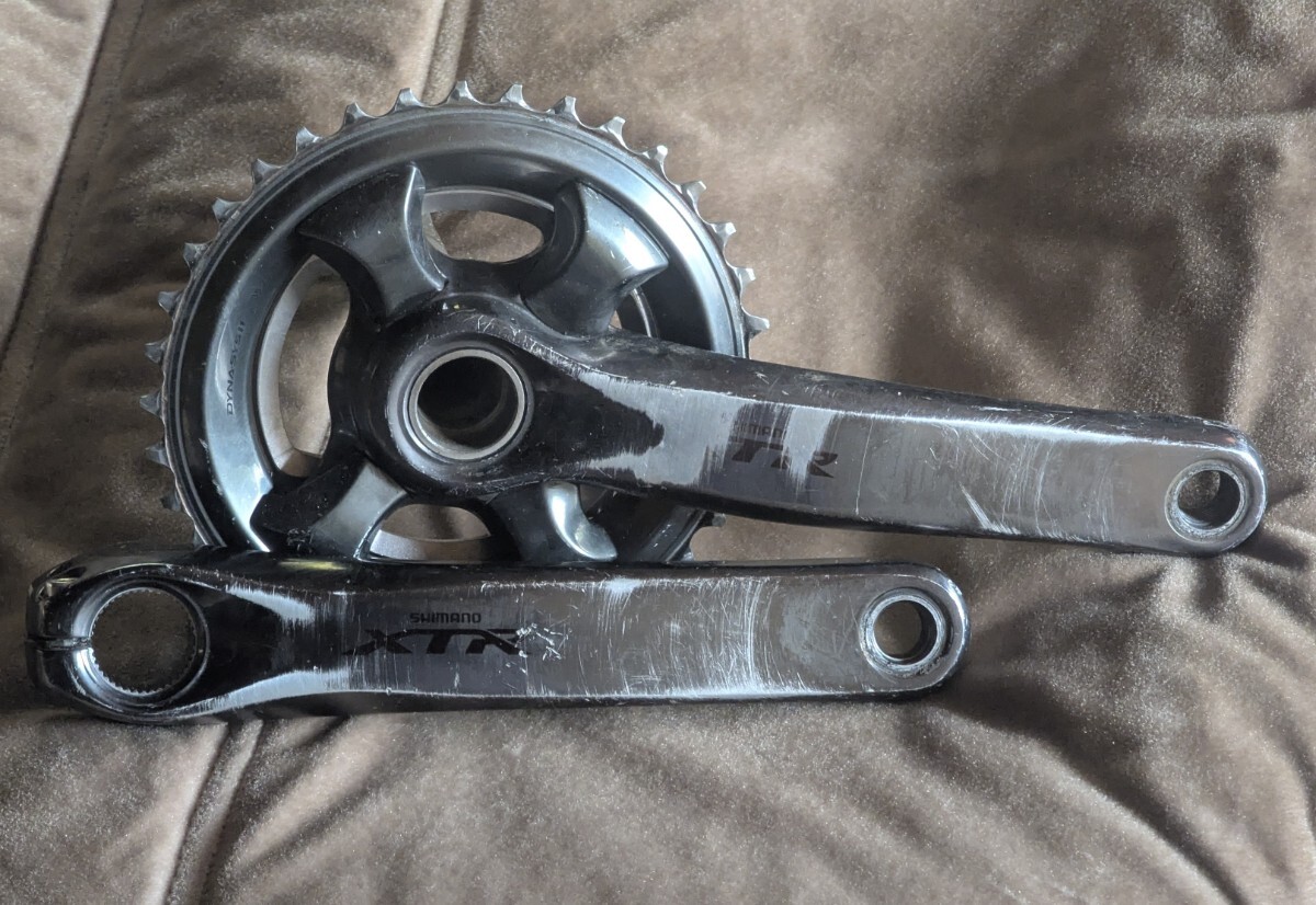 Yahoo!オークション - FC-M9020 シマノ XTR 175mm 36x26 純正ギア板付 ...