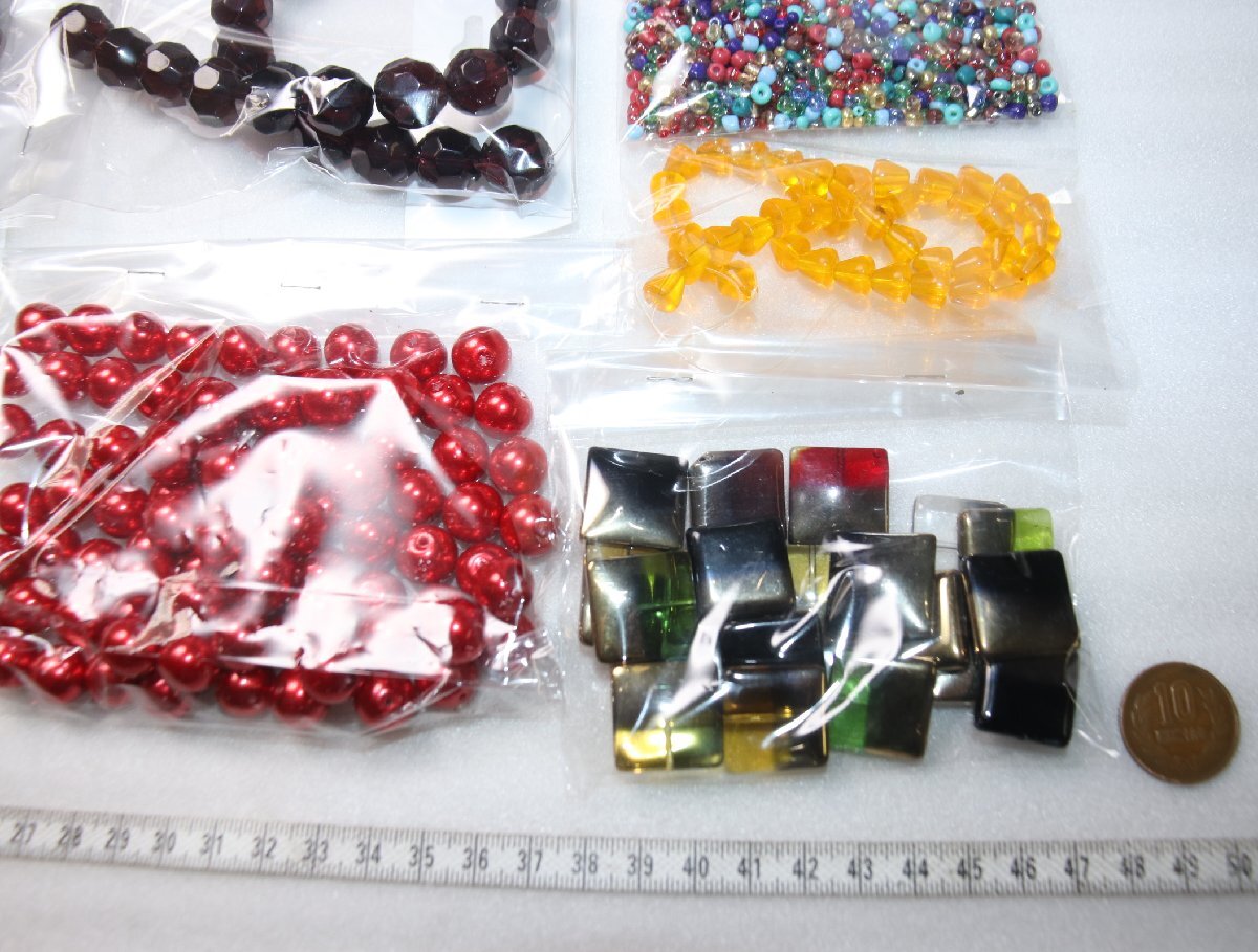 Yahoo!オークション - 【約1kg】No.15・訳ありガラスビーズ