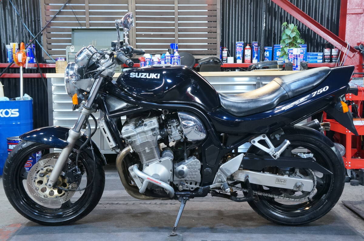 Yahoo!オークション - 配送のみ 動画 車検R9年6月 GSF 750 H8年式 GR7...