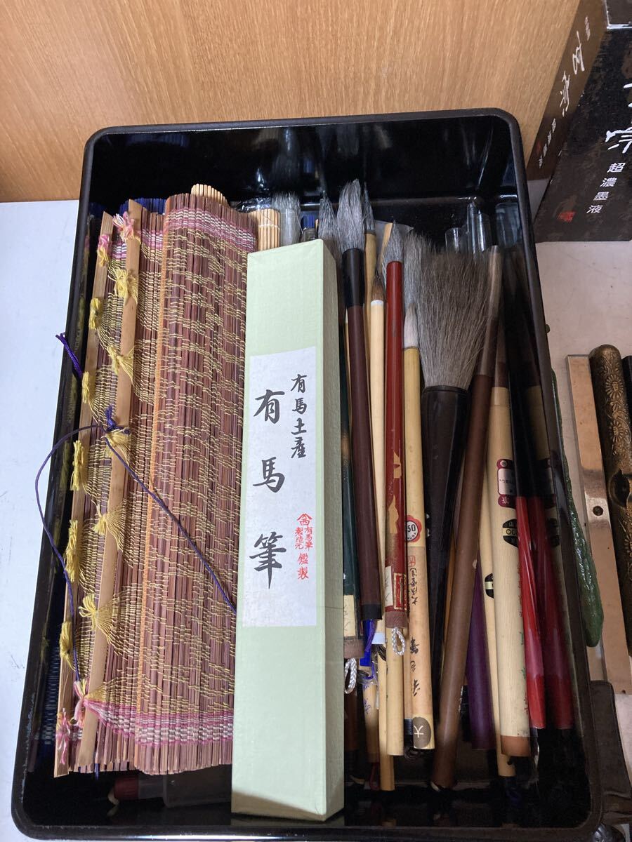 Yahoo!オークション - 書道具 硯 筆 文鎮 墨 古墨 古美術 中国古玩 赤...