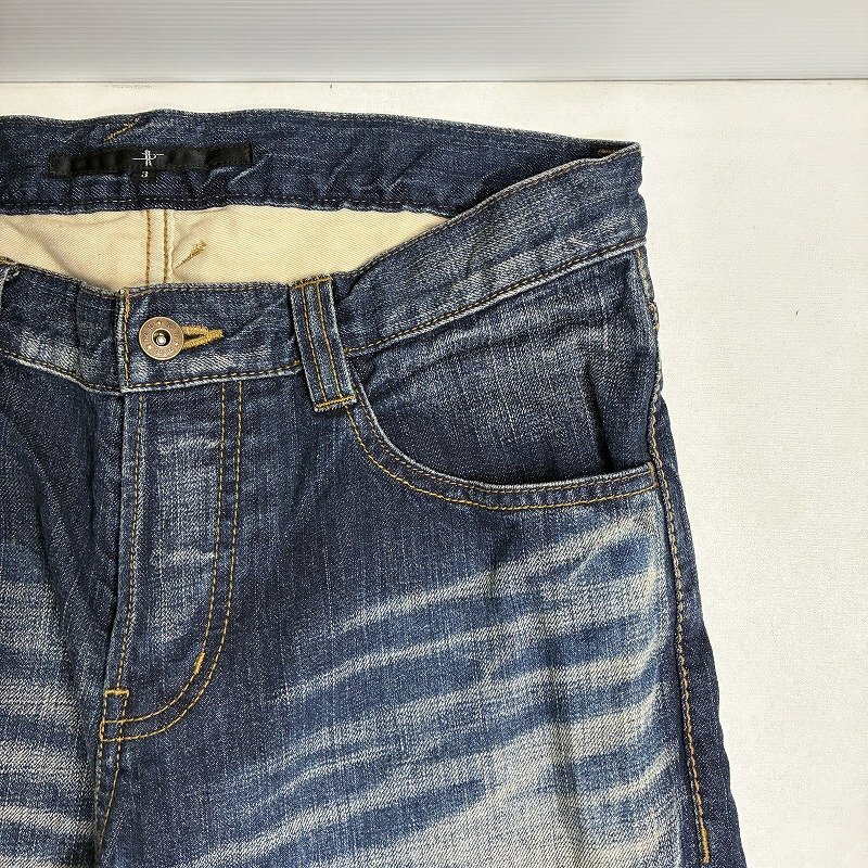 Yahoo!オークション - NO ID. ノーアイディー デニムパンツ ダメージ...