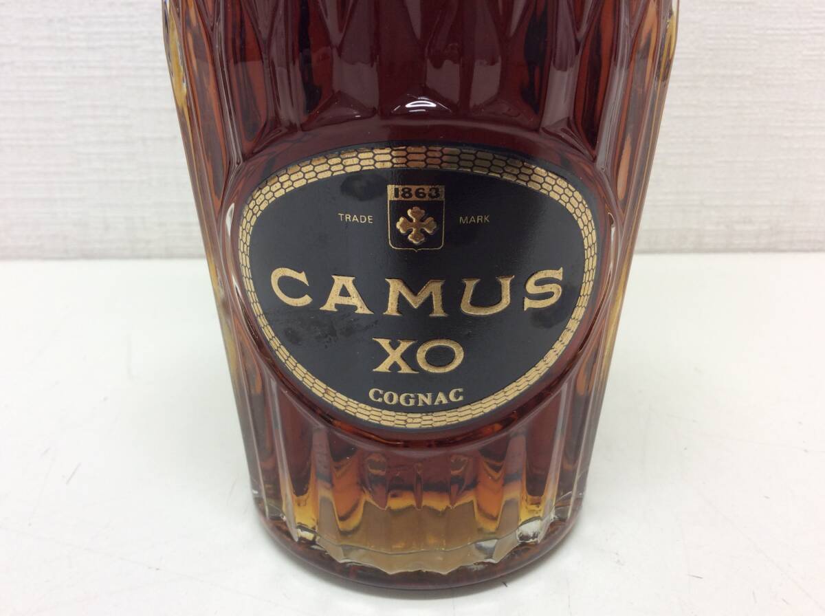 Yahoo!オークション - 5373 未開栓 古酒 CAMUS カミュ XO ロングネッ...