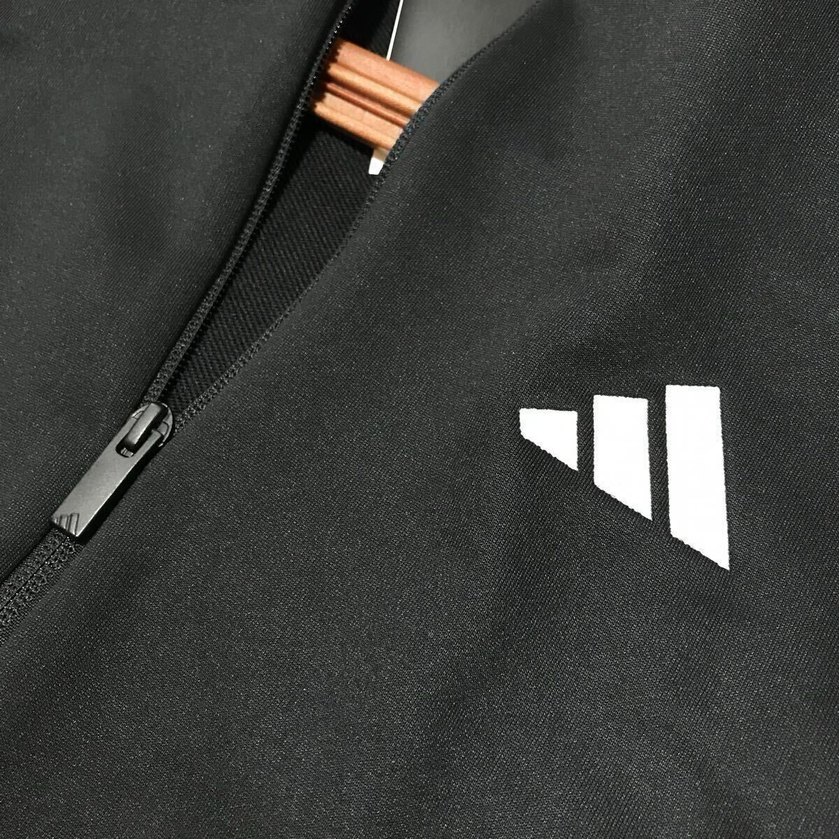 Yahoo!オークション - J380新品【メンズXL（O）】黒 最新ロゴ adidas ...