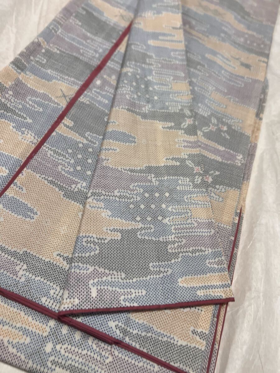 Yahoo!オークション - 大島紬 正絹 着物 小紋 白大島 しつけ糸付き 和...