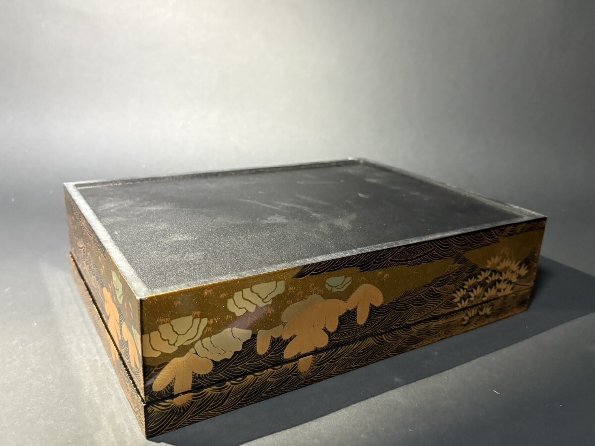 Yahoo!オークション - 漆器 蒔絵 文箱