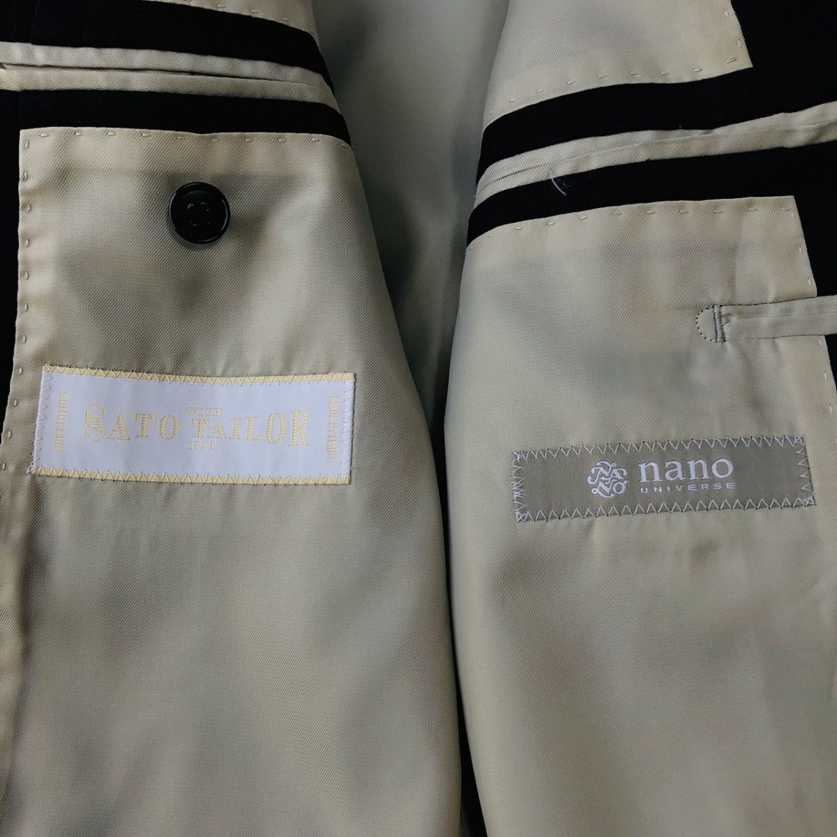 Yahoo!オークション - 【極美品】NANO UNIVERSE × SATO TAILOR ナノユ...