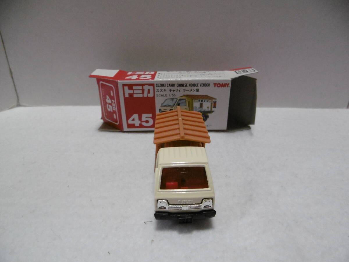 Yahoo!オークション - 【tomica 旧No.45 SUZUKI キャリー ラ－メン屋 M...